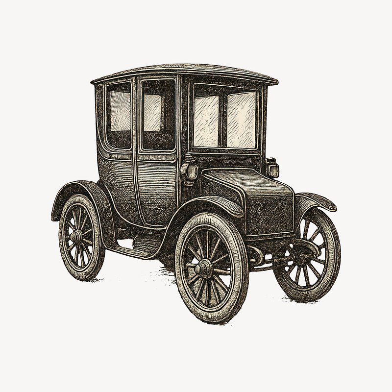 Black Antique Car Vehicle PNG Images | Free Photos, PNG Stickers ...