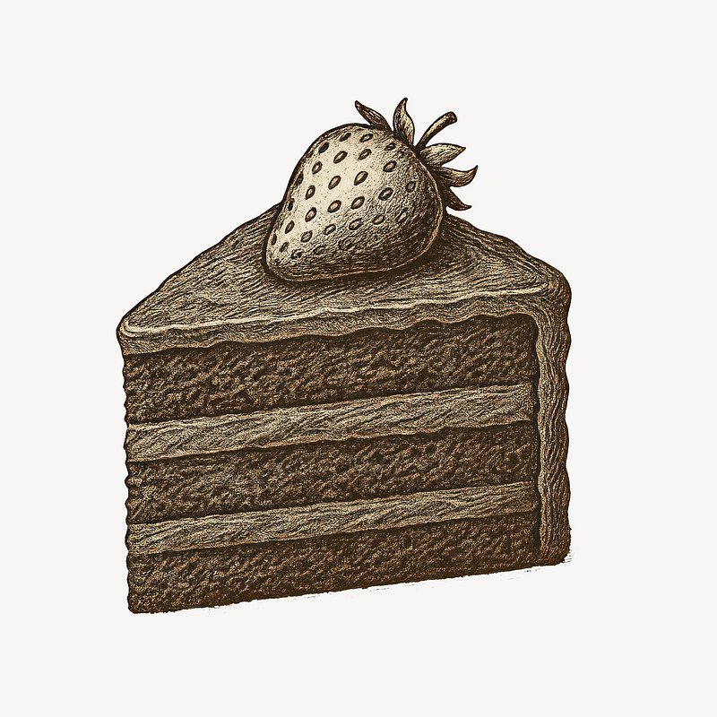 Chocolate+design+by+hand+on+cake Transparent Images | Free Photos, PNG ...