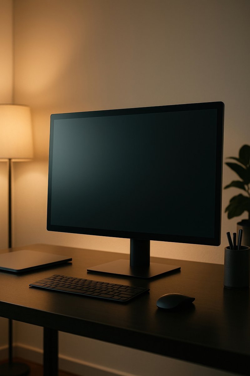 Computer Work Mockup Desktop Light Plants Images | Free Photos, PNG ...