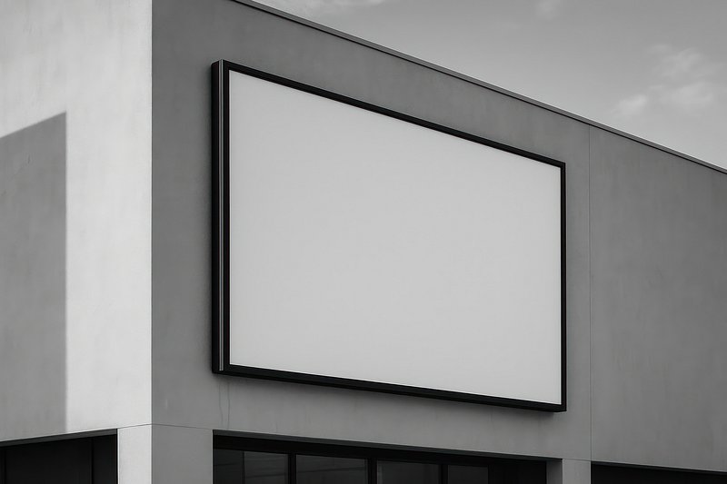 Black And White Building Facade Mockup Images | Free Photos, PNG ...