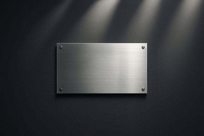 Blank+nameplate Metal Images | Free Photos, PNG Stickers, Wallpapers ...