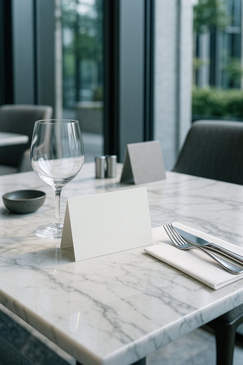 Restaurant Logo Mockup Table Images | Free Photos, PNG Stickers ...