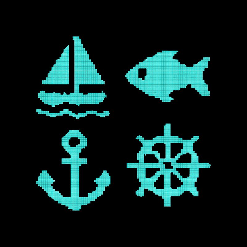 Pixel Art Ocean Images | Free Photos, PNG Stickers, Wallpapers ...