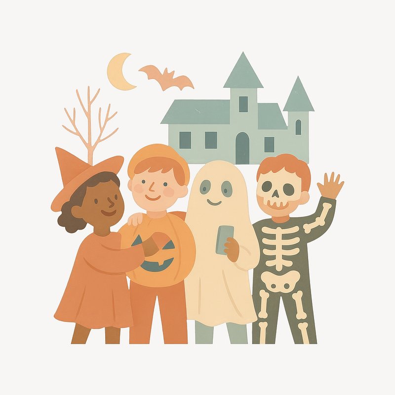 Skeleton Ghost Background Cute Images | Free Photos, PNG Stickers ...