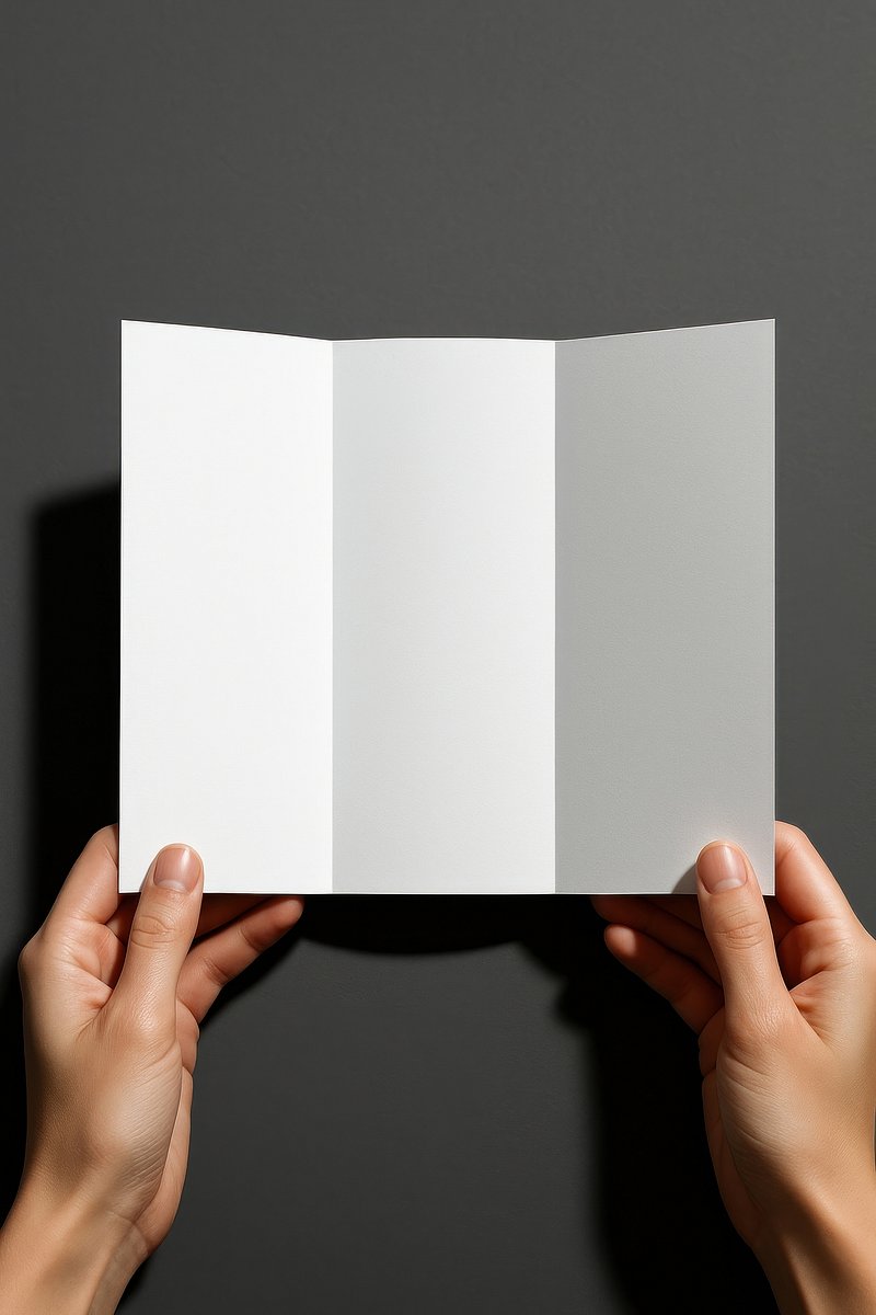 Trifold+mockup Paper Template Images | Free Photos, PNG Stickers ...