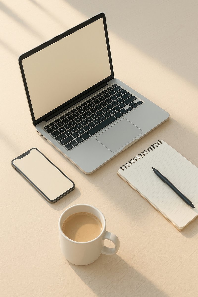 Coffee And Notebook Mockup Workspace Images | Free Photos, PNG Stickers ...