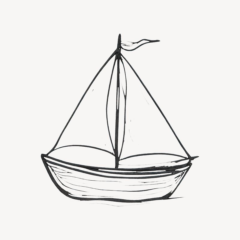 Sail Boat Line Drawing Nautical Background Images | Free Photos, PNG ...