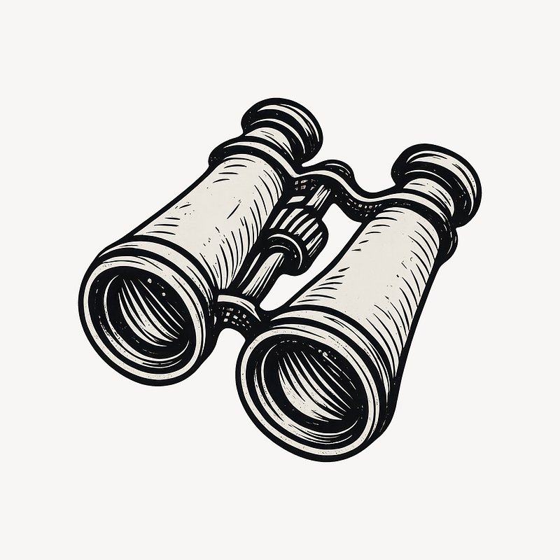 Binoculars Black And White Drawing Shadow Images | Free Photos, PNG ...