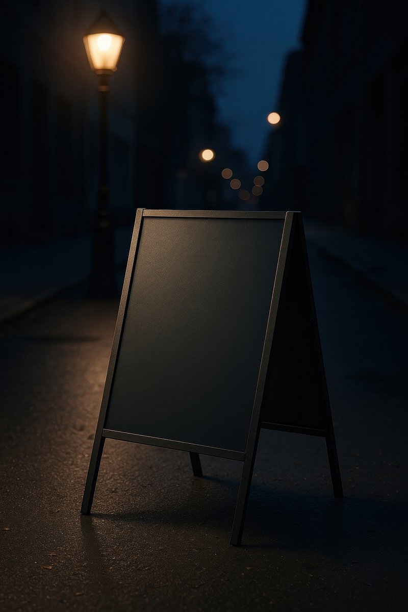 Chalkboard Stand Photo Mockup Images | Free Photos, PNG Stickers ...