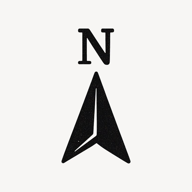 North Arrow Background Symbol Black Images | Free Photos, PNG Stickers ...