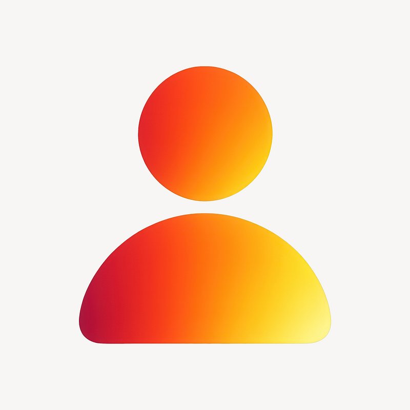 Gradient user icon silhouette illustration | Free Photo Illustration ...