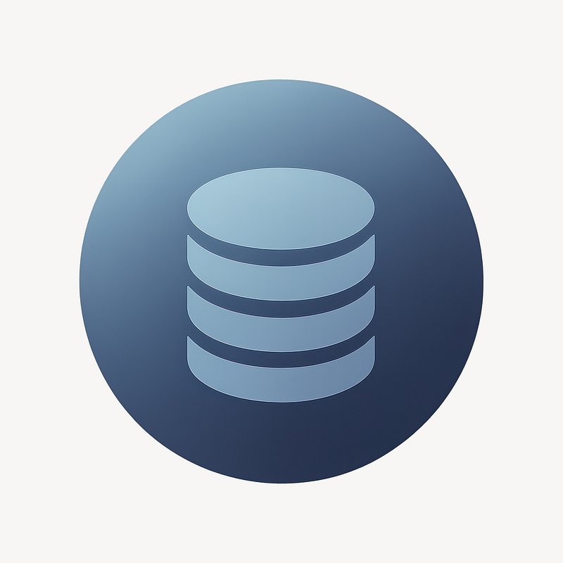 Database Blue Digital Icon Design Images | Free Photos, PNG Stickers ...