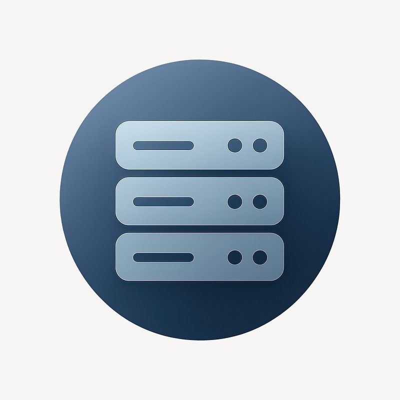 Database Blue Digital Design Icon Images | Free Photos, PNG Stickers ...