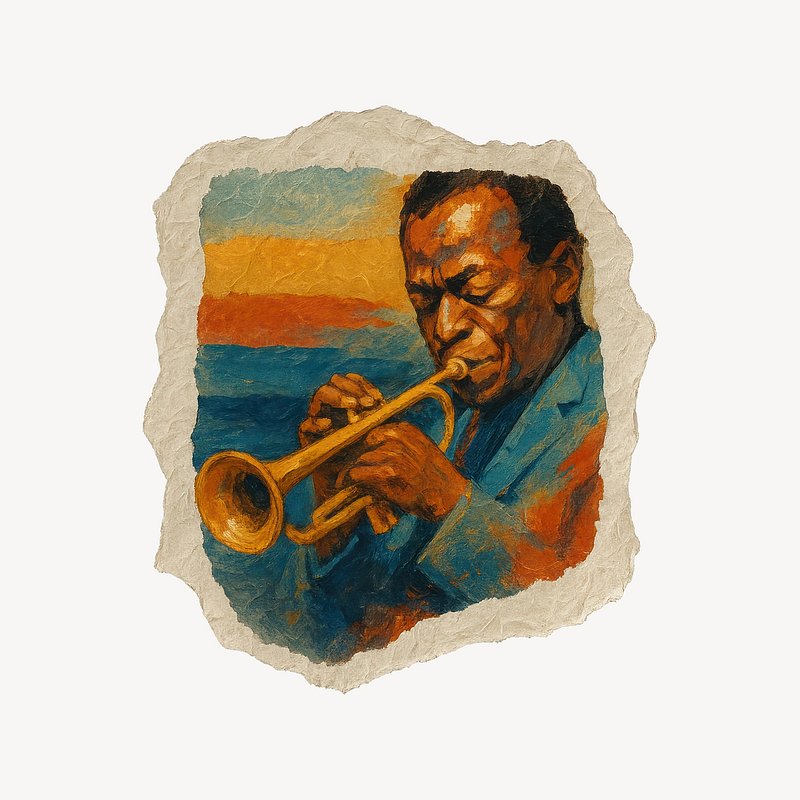Portrait+in+jazz Art Images | Free Photos, PNG Stickers, Wallpapers & Backgrounds - rawpixel