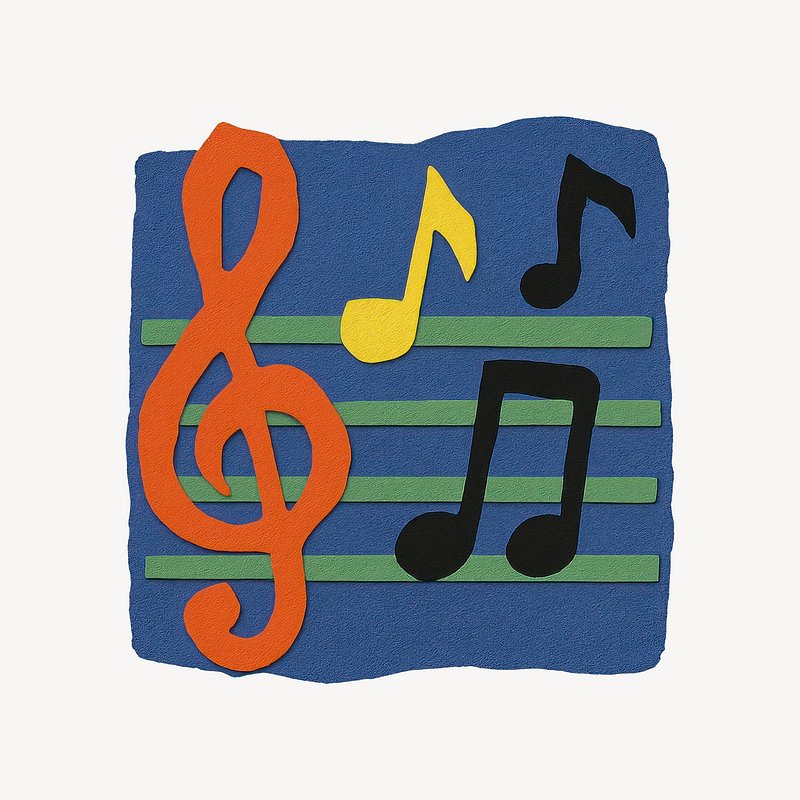 Background Music Note Musical Paper Images | Free Photos, PNG Stickers ...