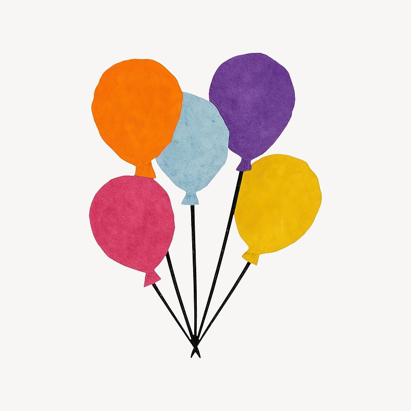 Coloring In Kid Birthday Design Isolated Images | Free Photos, PNG ...