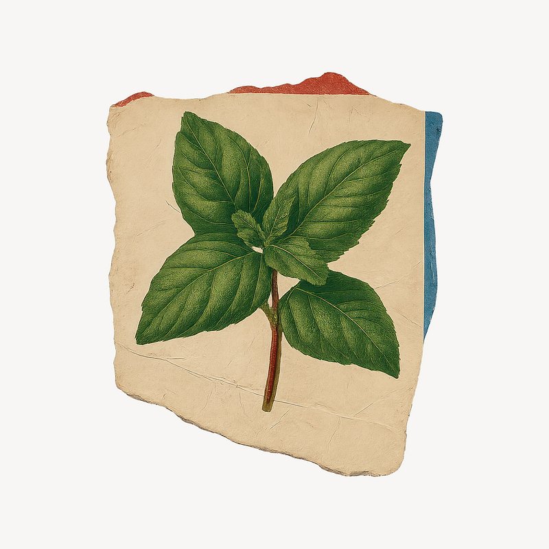 Basilic PNG Leaf Shadow Background Aesthetic Images | Free Photos, PNG ...