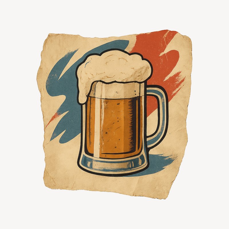 Vintage Beer Poster PNG Images | Free Photos, PNG Stickers, Wallpapers ...