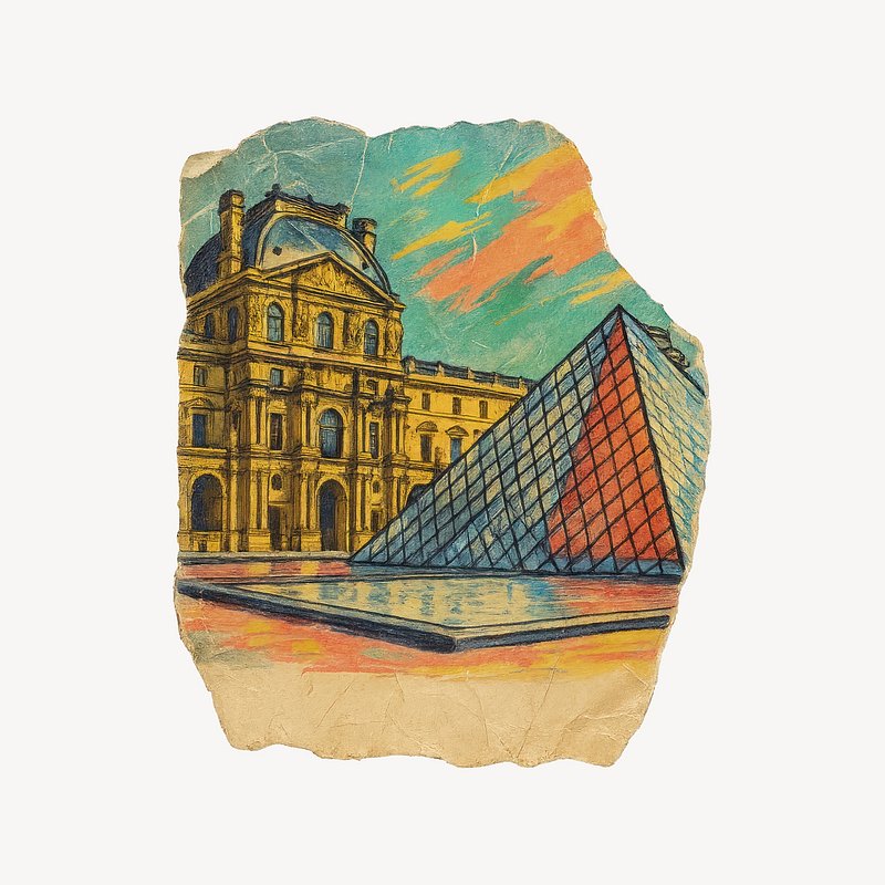 Louvre Pyramid Architecture Images | Free Photos, PNG Stickers ...