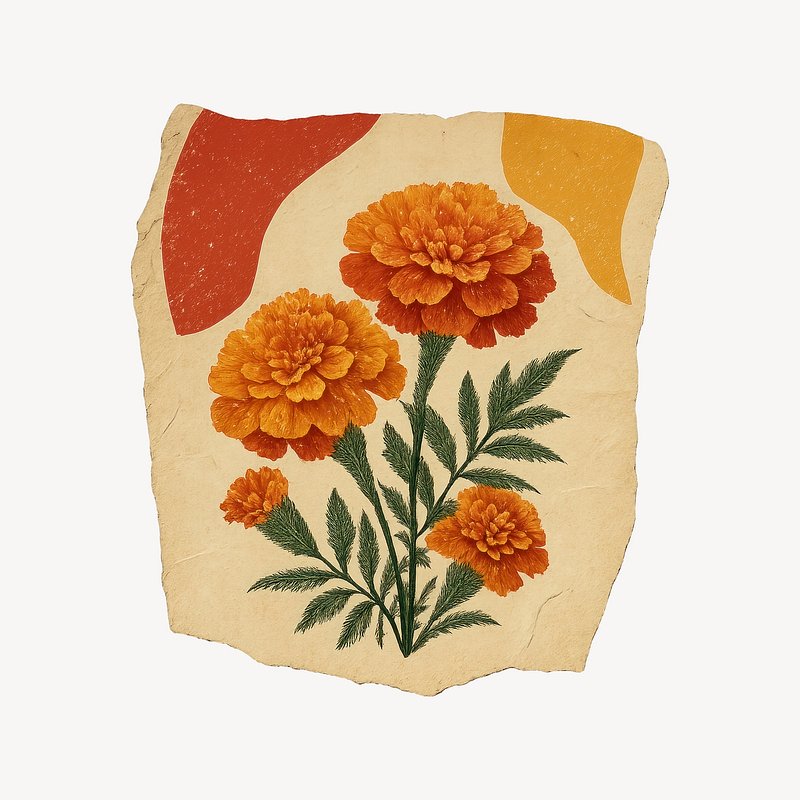 Paper+marigolds Background Texture Images | Download Free Design ...