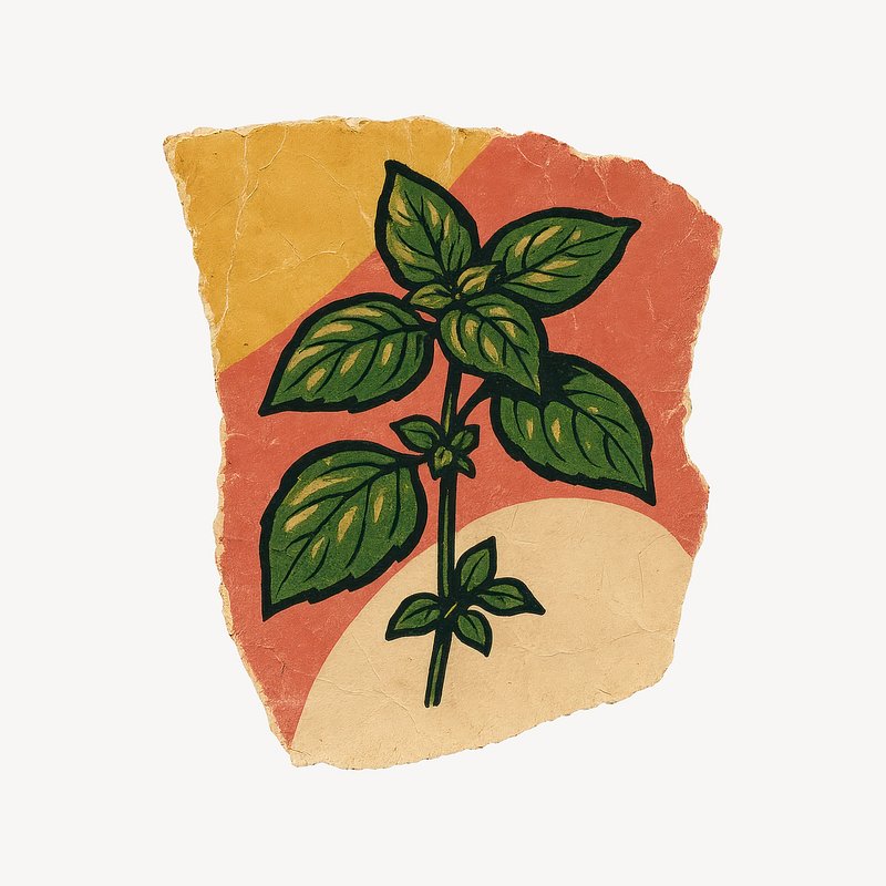 Basilic PNG Leaf Shadow Background Aesthetic Images | Free Photos, PNG ...