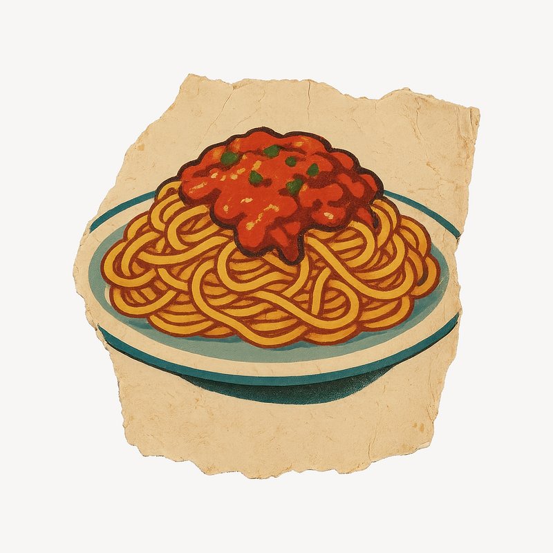 Spaghetti+aesthetic Food Space PNG Images | Free Photos, PNG Stickers ...