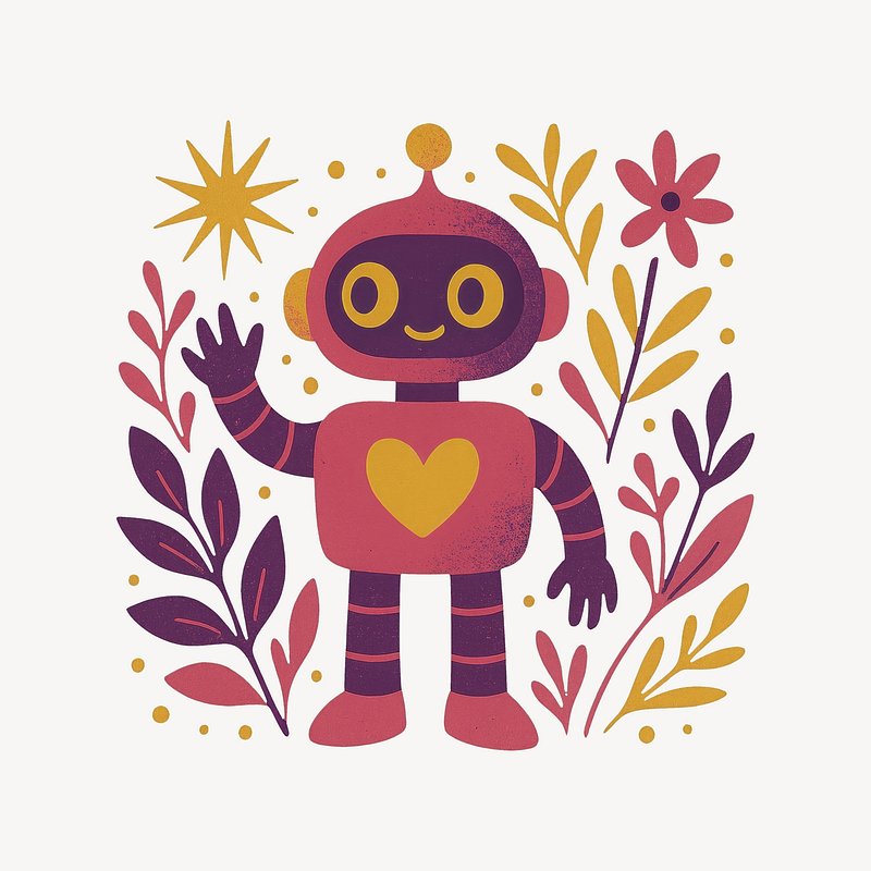 Cute+robot+background Design Images | Free Photos, PNG Stickers ...