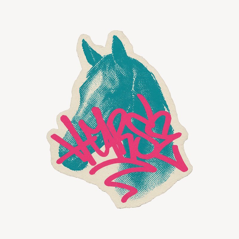 Horse+sticker Design Images | Free Photos, PNG Stickers, Wallpapers ...
