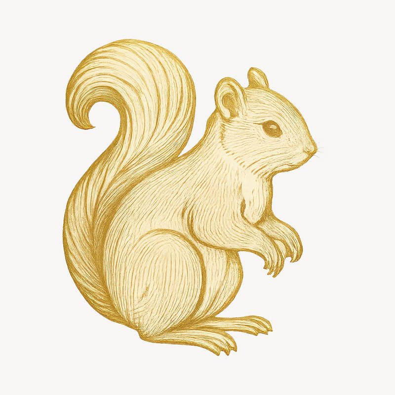 Sketch Squirrel Drawing Images | Free Photos, PNG Stickers, Wallpapers ...