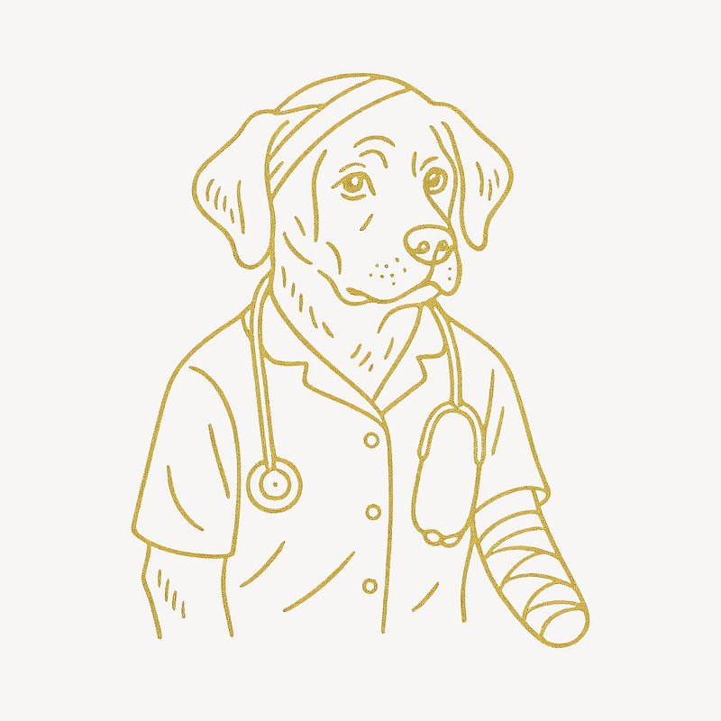Veterinarian+cartoon PNG Doctor Dog Images | Free Photos, PNG Stickers ...