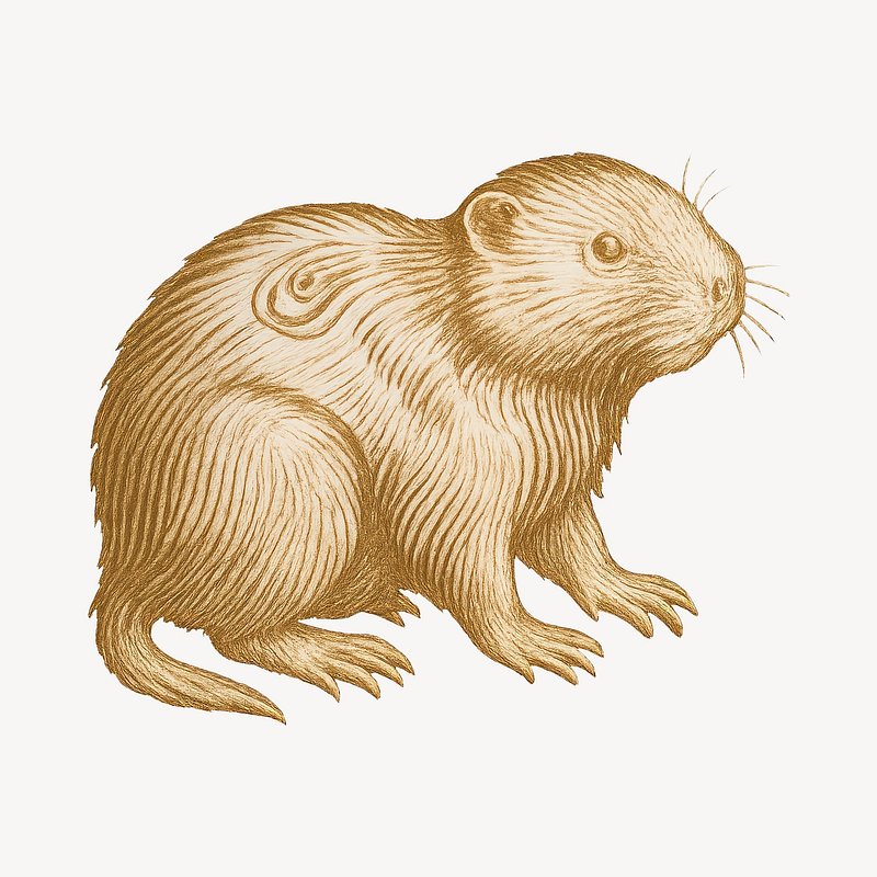Beaver Drawing Art Images | Free Photos, PNG Stickers, Wallpapers ...