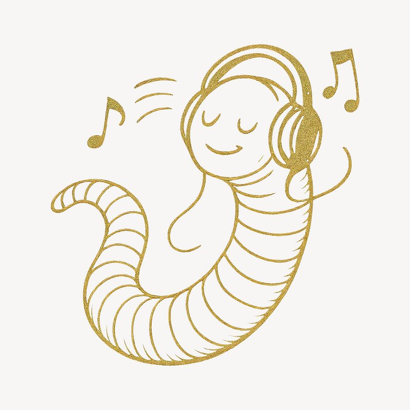 Listening+to+music+drawing Cartoon Images | Free Photos, PNG Stickers ...