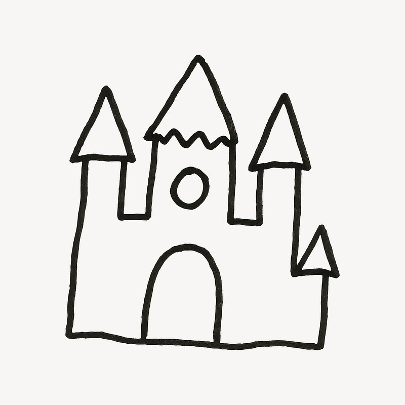 Sketch Castle Architecture Images | Free Photos, PNG Stickers ...