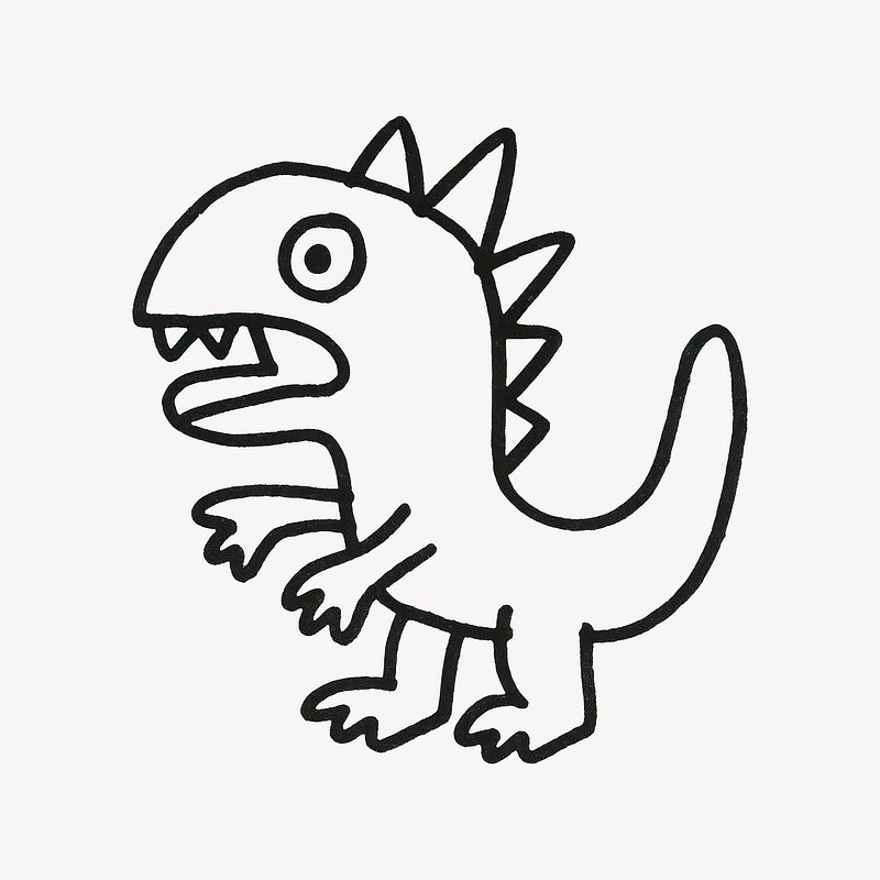 Cute+dinosaur+drawing Cartoon Images | Free Photos, PNG Stickers ...
