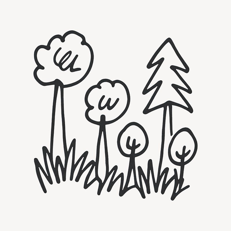 Forest, Sketch Tree Shadow Images | Free Photos, PNG Stickers ...
