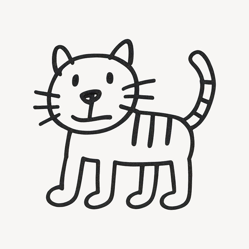 Funny Cat Drawing Cartoon Images | Free Photos, PNG Stickers ...
