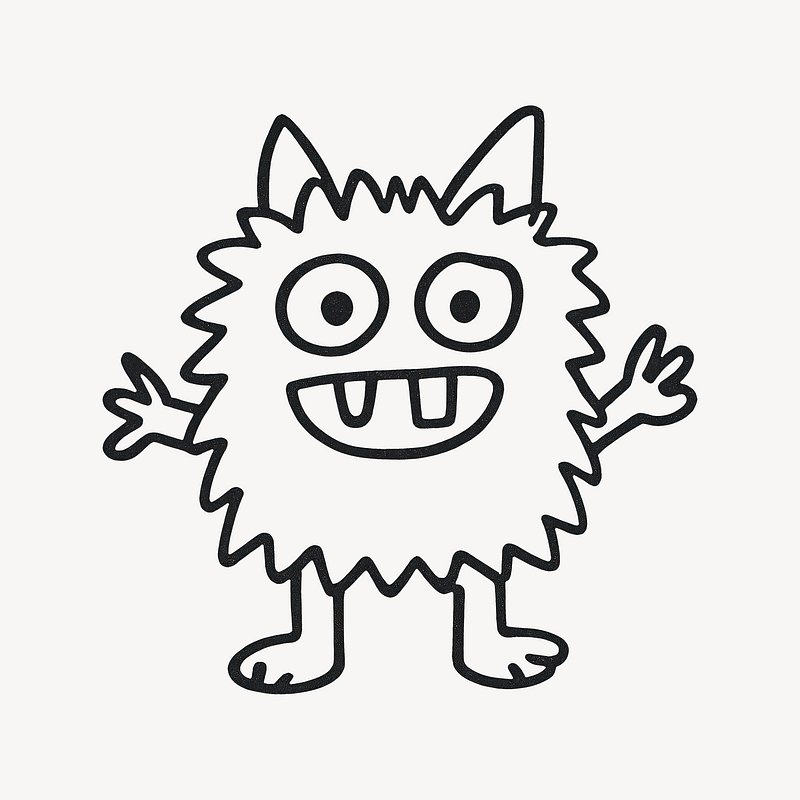 Monster Drawings Design Kid Images | Free Photos, PNG Stickers ...