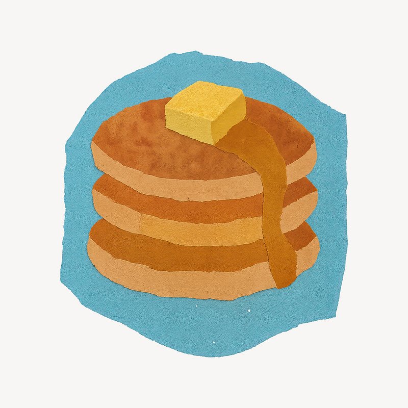 Pancakes With Butter Paper Images | Free Photos, PNG Stickers ...