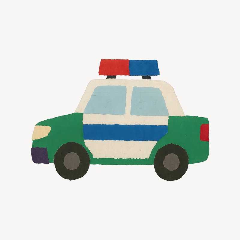 Cartoon+cop+car Art Images | Free Photos, PNG Stickers, Wallpapers ...