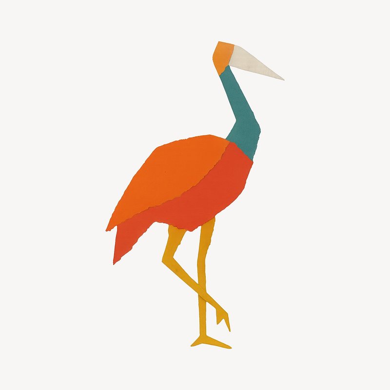 Crane Art Shadow Paper Transparent Background Images | Free Photos, PNG ...