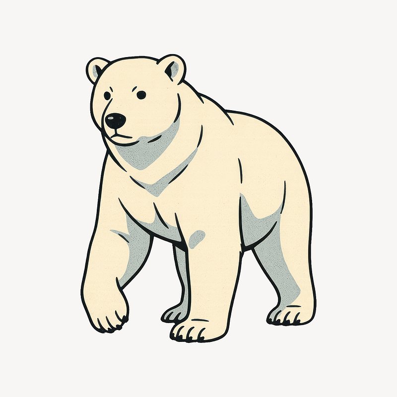 Polar Bear Character Cute Images | Free Photos, PNG Stickers ...