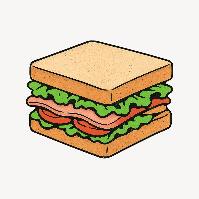 Sandwich+cartoon Shadow Images | Free Photos, PNG Stickers, Wallpapers ...