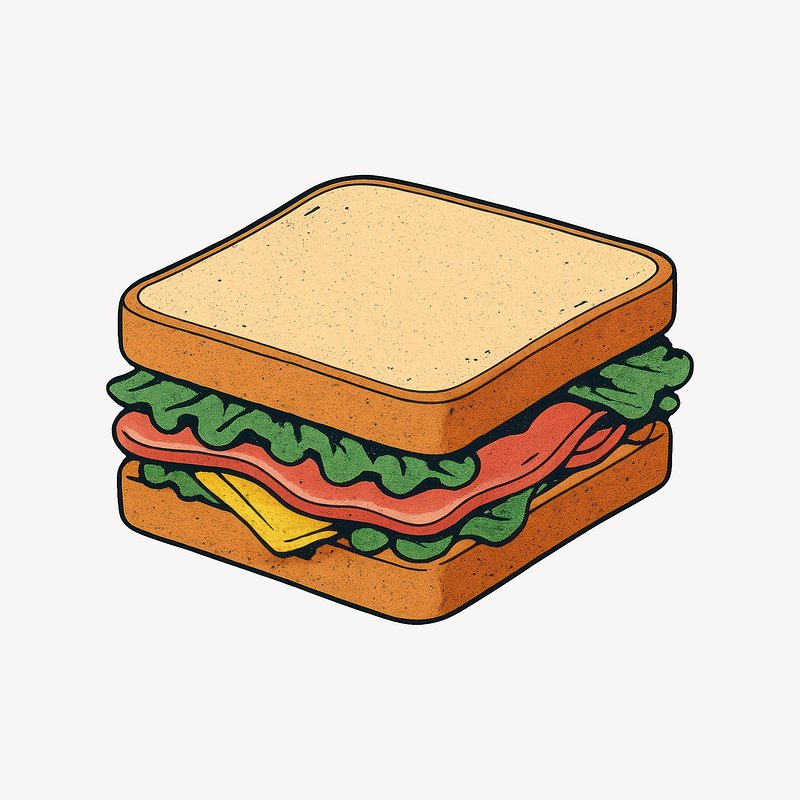 Sandwich+cartoon Shadow Images | Free Photos, PNG Stickers, Wallpapers ...