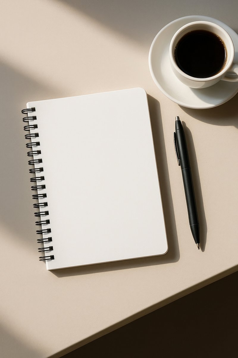 Coffee And Notebook Mockup Workspace Pen Design Images | Free Photos ...