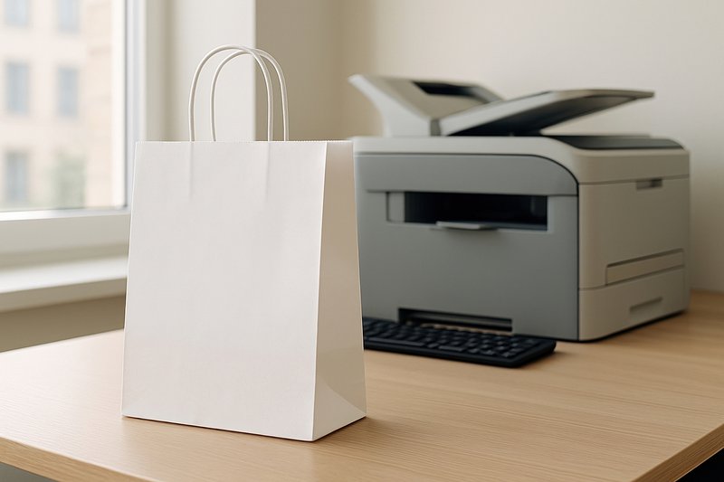 Printering+a White Paper Bag Images | Free Photos, PNG Stickers ...