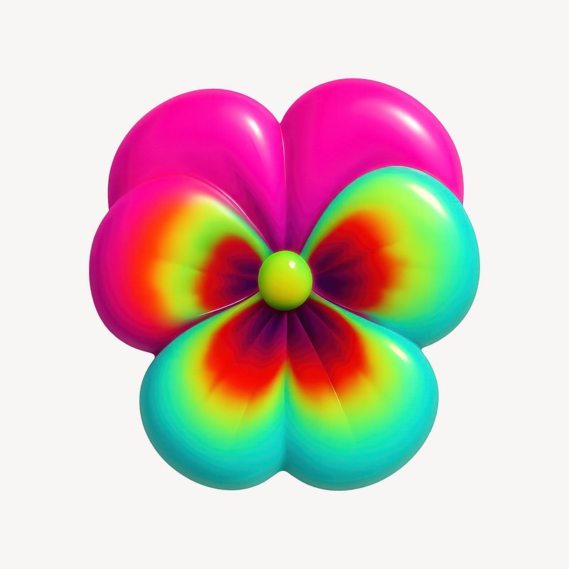 Map Digital Flower Background Neon Images | Free Photos, PNG Stickers ...