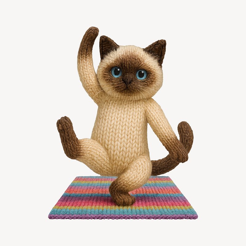 Cat+pose Design Realistic Cute Images | Free Photos, PNG Stickers ...