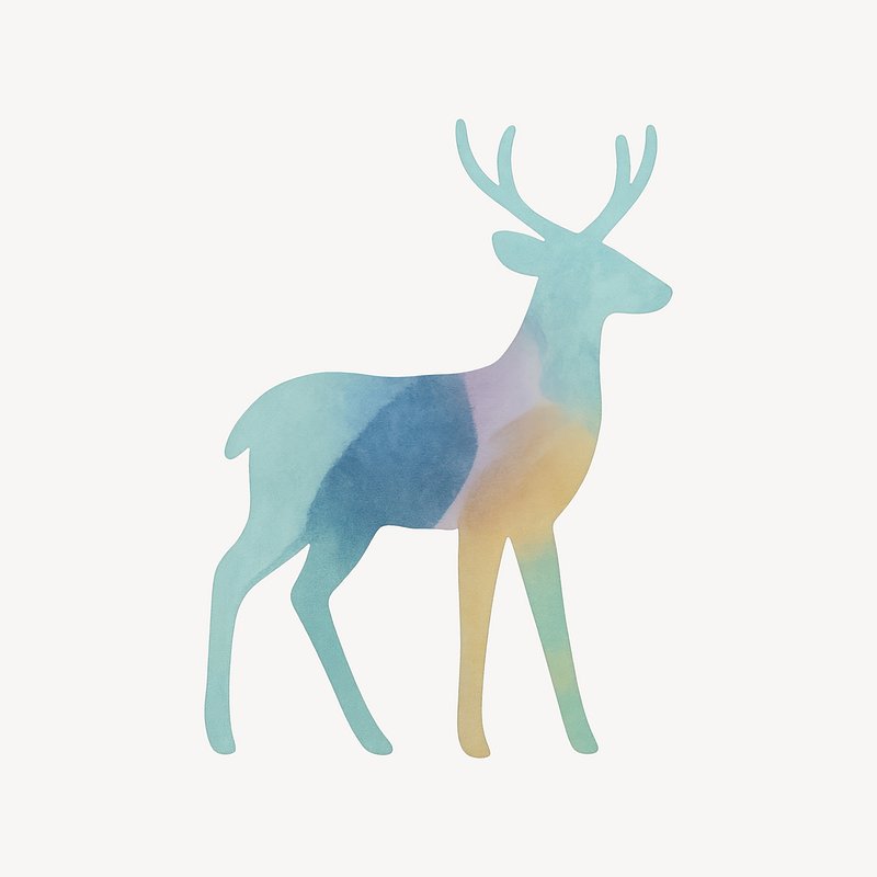 Green+deer Design Images | Free Photos, PNG Stickers, Wallpapers ...