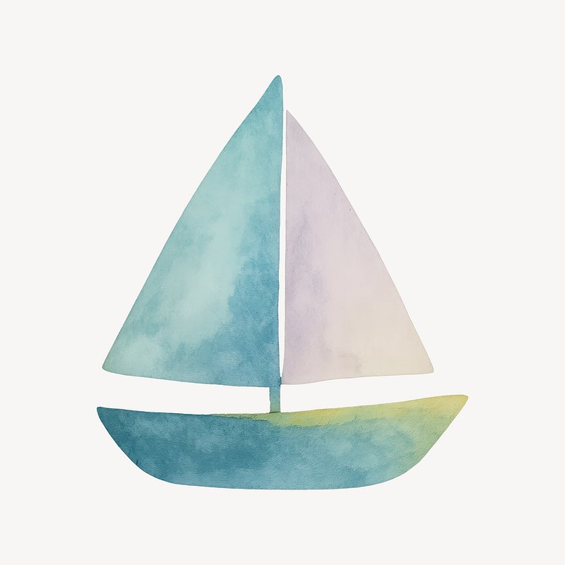 Sailboats Ocean Illustration Design Images | Free Photos, PNG Stickers ...