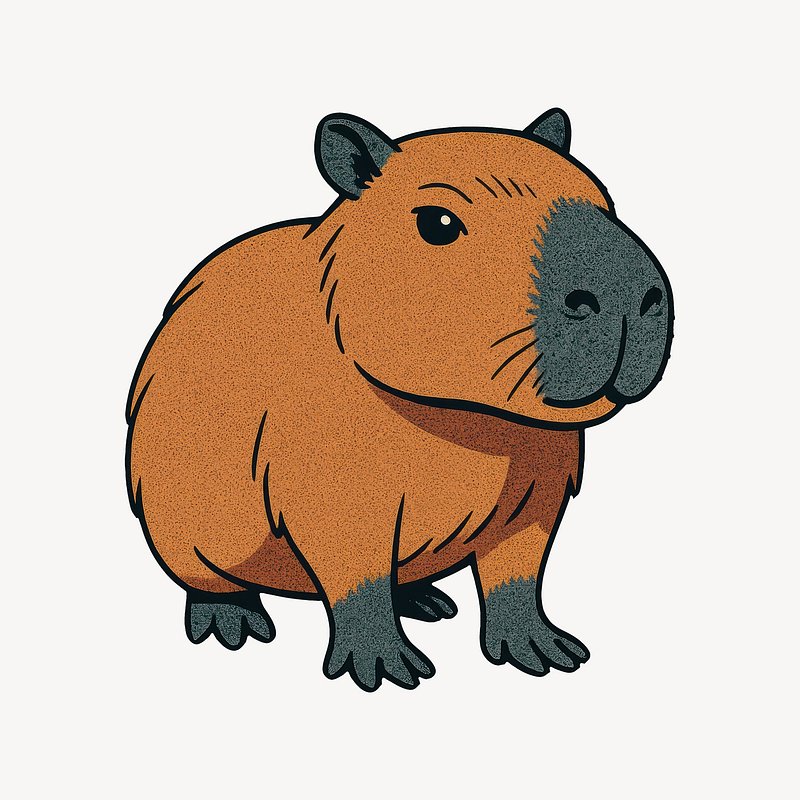 Capybara Cartoon Cute Images | Free Photos, PNG Stickers, Wallpapers ...